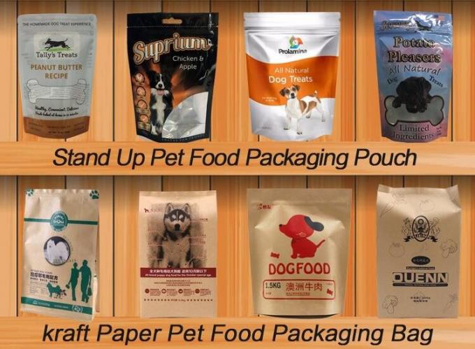 Slider Zipper Side Gusset plastic Dog Pet Food Packaging Bag, 1kg 4kg ...