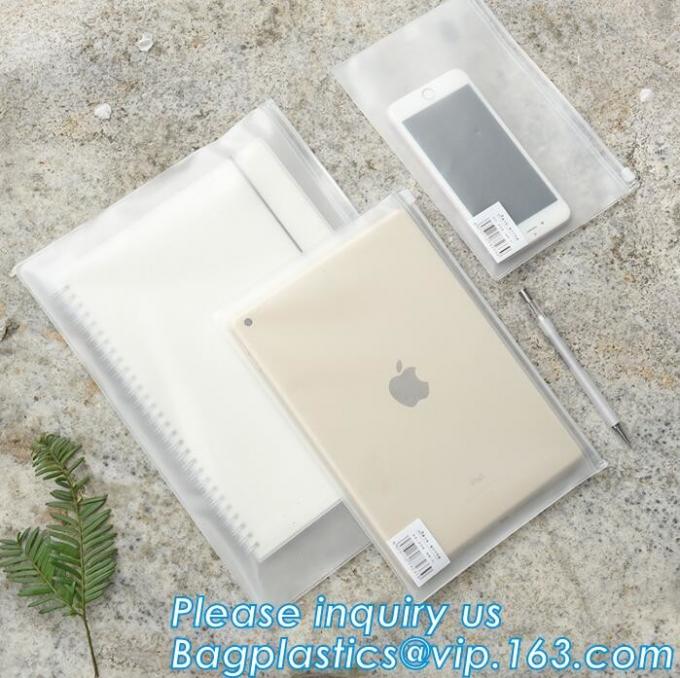 Custom Printing A4 Size Soft PVC Material Clear Document Bag With ...