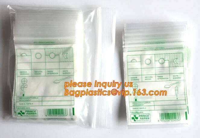 medical packaging plastic sterilized medical Zip lockkk bag, block ...