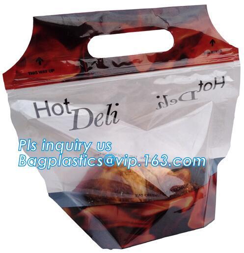 custom printed rotisserie chicken bags roast chicken packaging bag, Zip ...