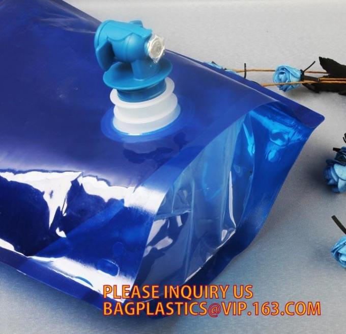 Custom Design Refillable 1.5L Beverage Packaging Empty Wine Bag In Box ...