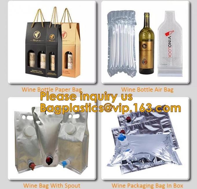 Custom Design Refillable 1.5L Beverage Packaging Empty Wine Bag In Box ...