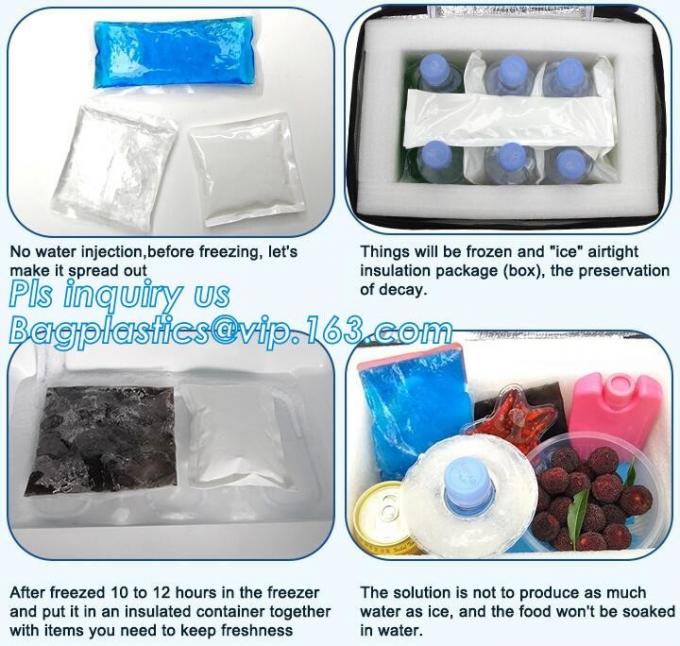 Cold Compression Biohazard Waste Disposal Bags Reusable Injection Ice Pack