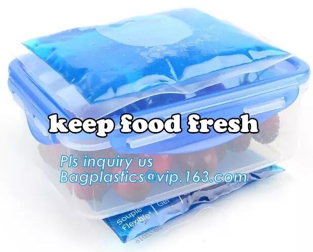 Liquid and fruit fresh keeping ice bag pack, bagged ice storage box for ...