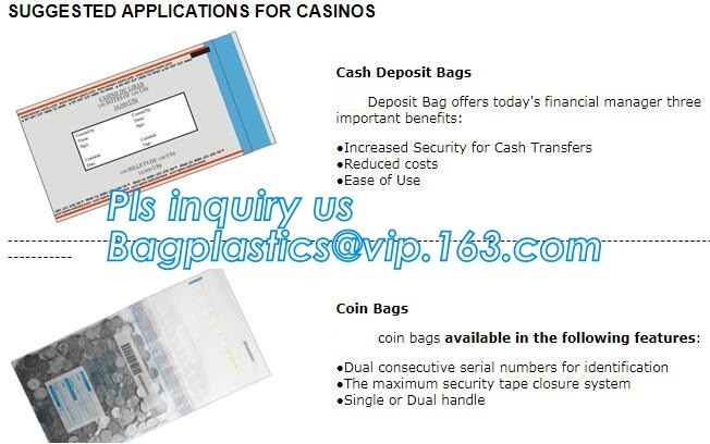 security tamper evident bag envelope bank deposit money bags, Safety ...
