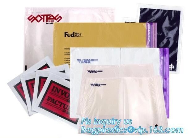 Clear Adhesive Back, Packing List / Shipping Label Envelope Pouches ...