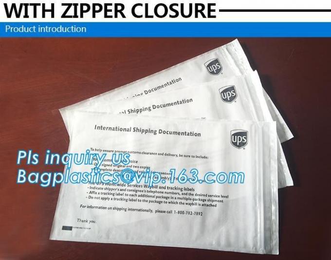 TNT DHL shipping packing list document envelopes, packing list padded ...