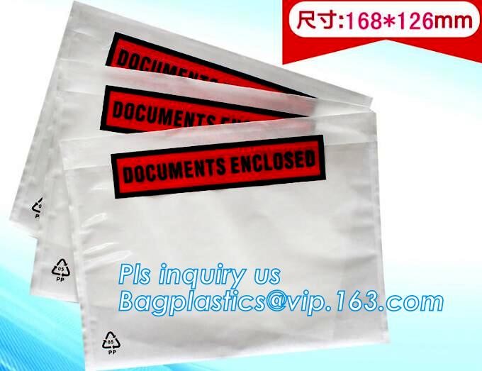 PP film 178*140mm invoice enclosed packing list envelopes, DHL Shipping ...