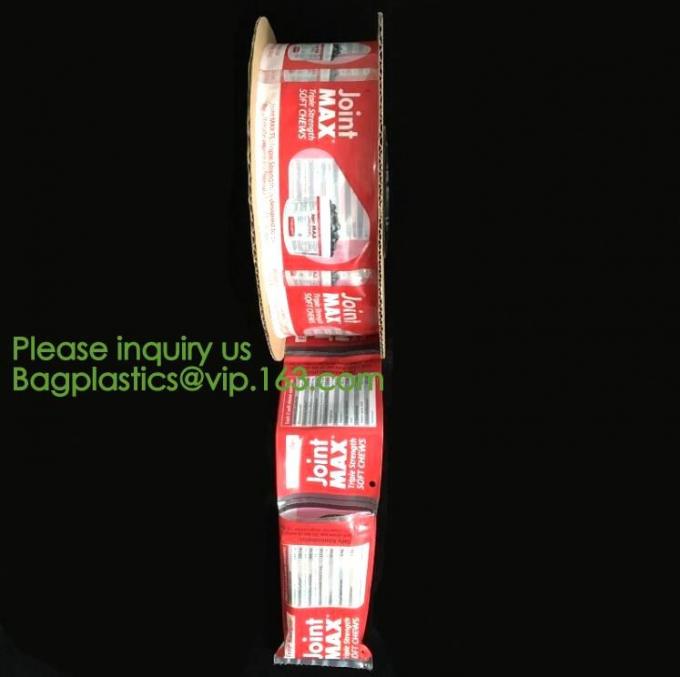 Pre-opened auto Plastic Bag on Roll Custom Poly Print Packaging Auto ...