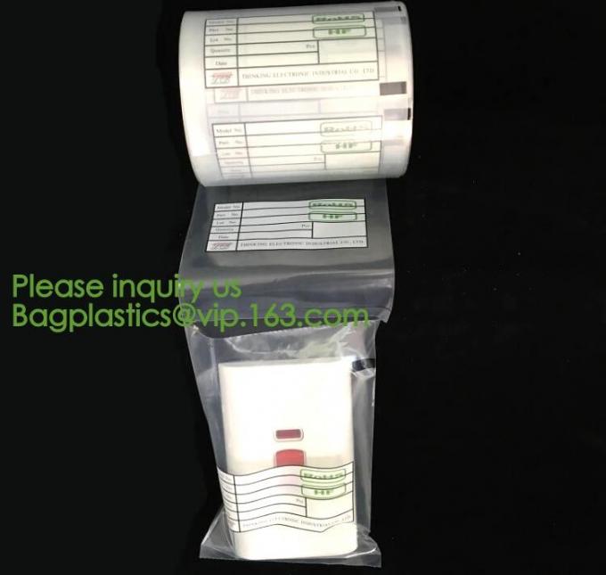 Pre-opened auto Plastic Bag on Roll Custom Poly Print Packaging Auto ...