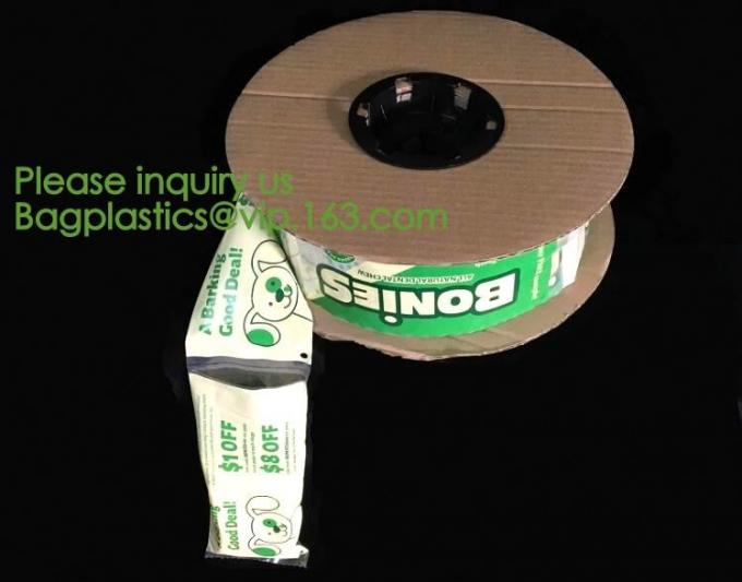 Pre-opened auto Plastic Bag on Roll Custom Poly Print Packaging Auto ...