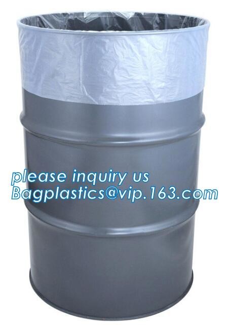 Durable Round Bottom Plastic Drum Barrel Liners Bags, plastic PE round ...