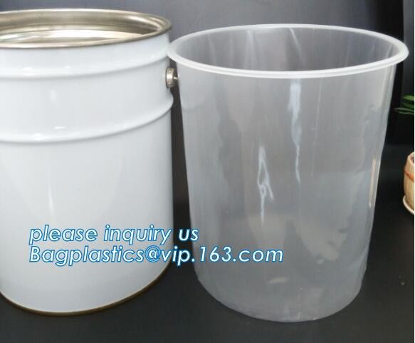 Plastic rigid round bottom drum liner, antistatic rigid pail liners ...
