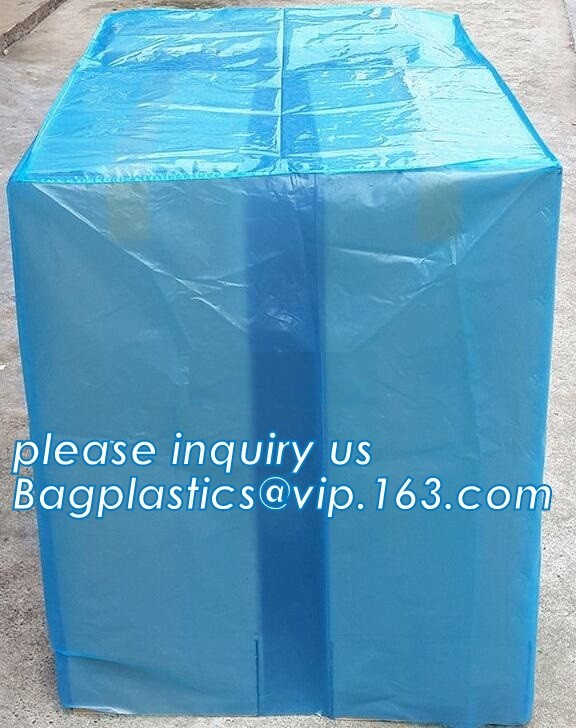 Commercial clear gussted bags for pallet covers, Plastic vinyl cover ...