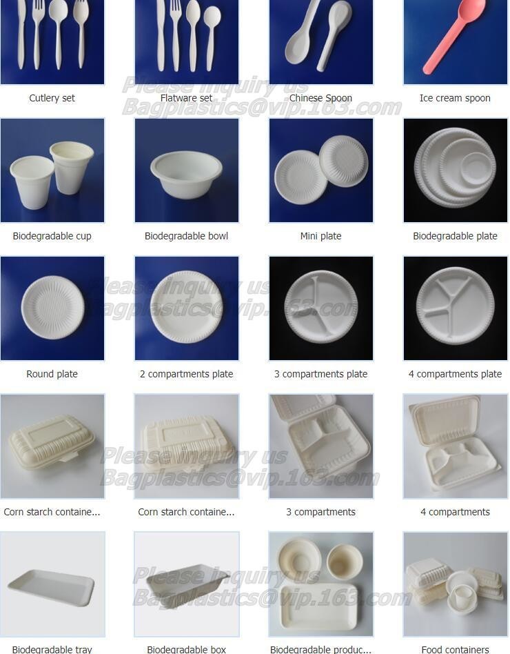 spoon, folk, knife, tray, disposable plate, deli tray, biodegradable ...