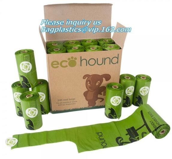 Compostable Logo Printed Colorful Pet Dog Waste Poop Plastic Garbage ...