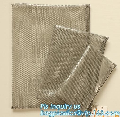 Expandable carriable a4 document bag with hanger, PVC EVA mesh pouch a4 ...