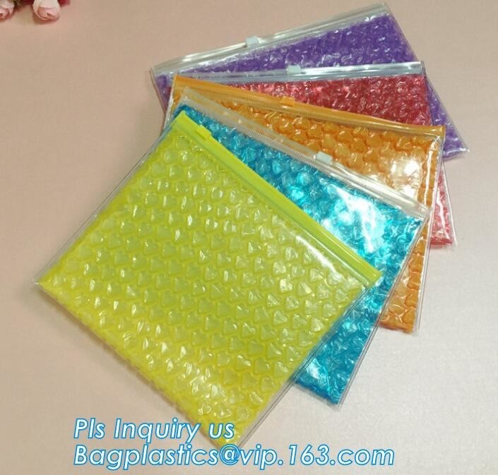 Plastic Slider Zipper Bubble Mailers Padded Envelopes Bag, Plastic ...