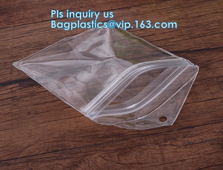 promotional clear zipper slider pvc plastic document/ swimming bag ...