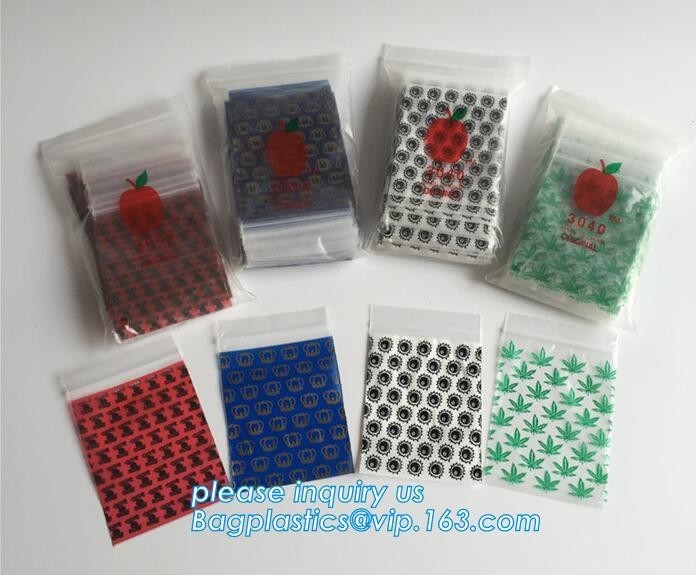 reusable custom apple Zip lockkk bags, Mini apple plastic baggies ...