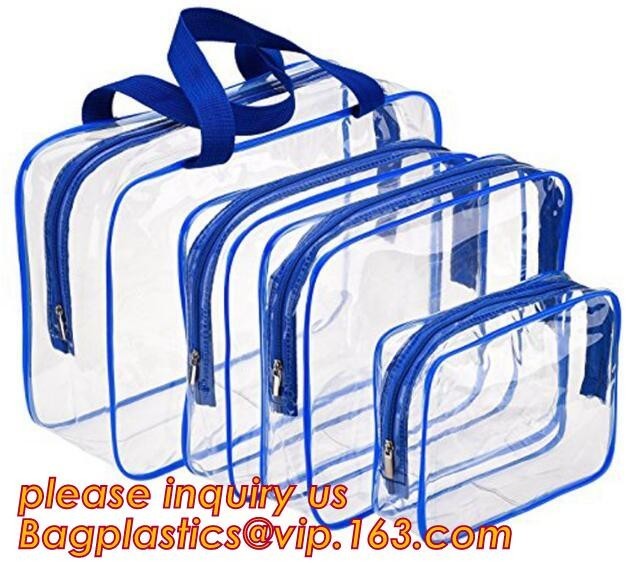waterproof hanging toiletry bag for travel, Vinyl Transparent PVC ...