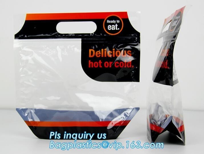 Food Grade Anti Fog Material Resealabele Plastic Hot Chicken Bag, Fresh ...