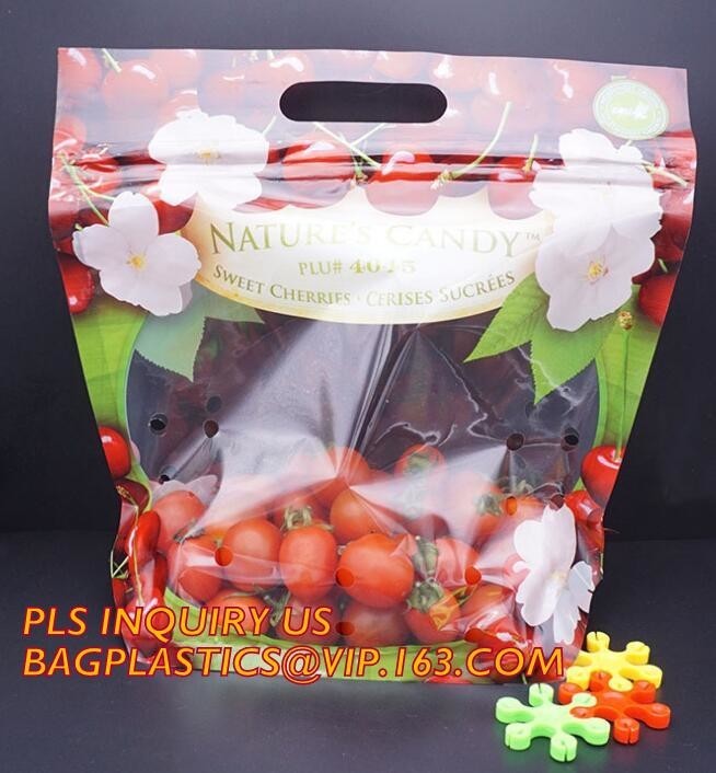 fresh fruit bag with vent hole for grape tomato cherry, fruit packaging ...