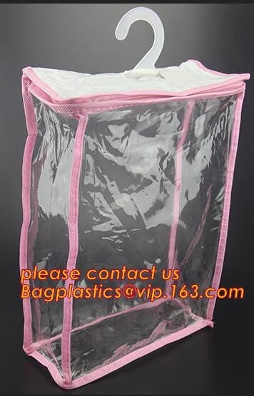 manufacture clear plastic pvc hanger bag with snap,Eco Friendly ...