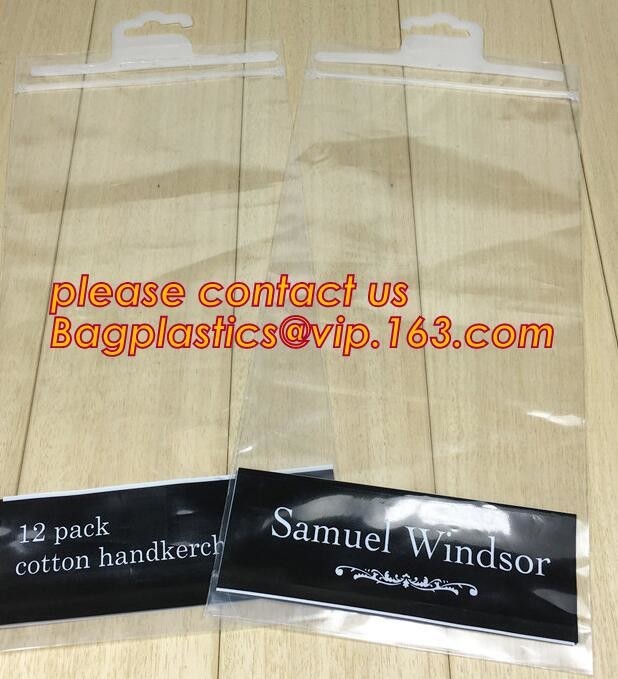 shirt packaging bags, Hanger frosted plastic bags,PVC plastic packaging ...