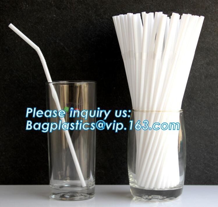 Custom PLA drinking straws Recycled Biodegradable drinking straws ...