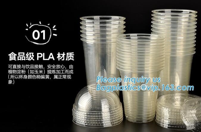 Disposable compostable wholesale CPLA lids for hot cups,80mm 90mm compostable eco friendly PLA ...
