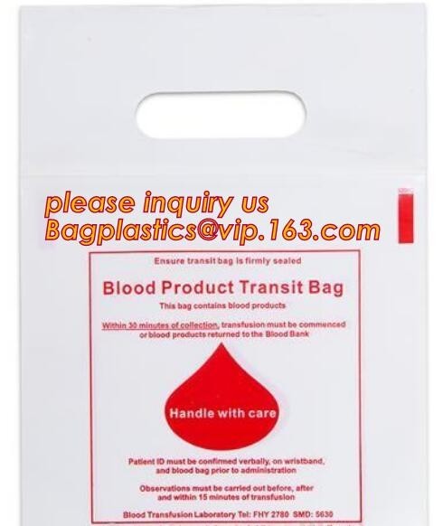 BLOOD BAGS, BLOOD GIP BAGS, BLOOD HANDLE ZIP BAGS, Medical Biohazard ...