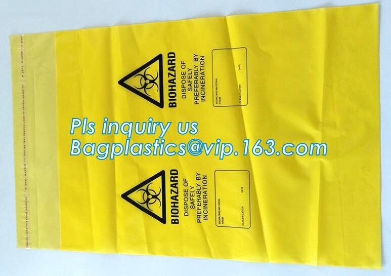 Medical Biohazard Bag/self sealed biohazard waste bag, Medical ...